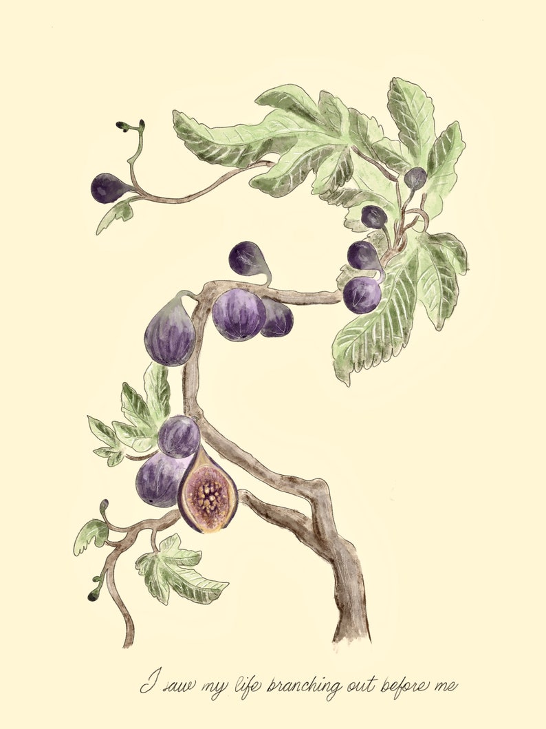 The Fig Tree Art Print Welcome Posters Trendy Wall Art Hallway Wall ...