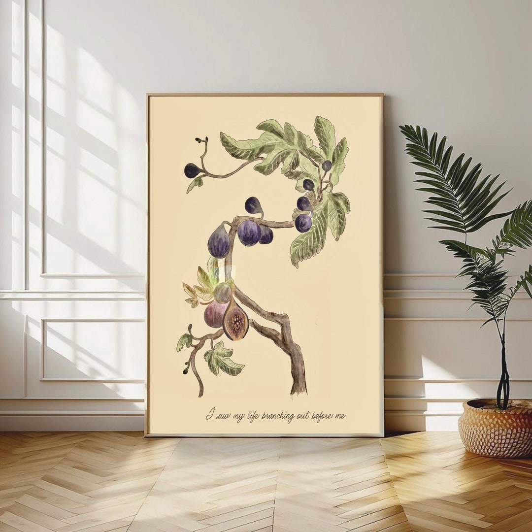 The Fig Tree Art Print Welcome Posters Trendy Wall Art Hallway Wall ...
