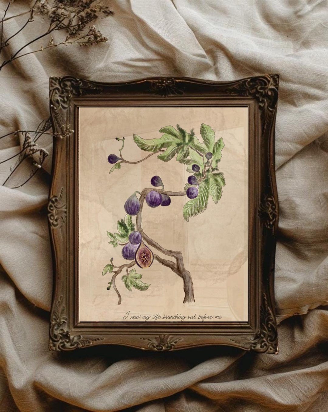 The Fig Tree | Art Print | Welcome Posters Trendy Wall Art Hallway Wall ...