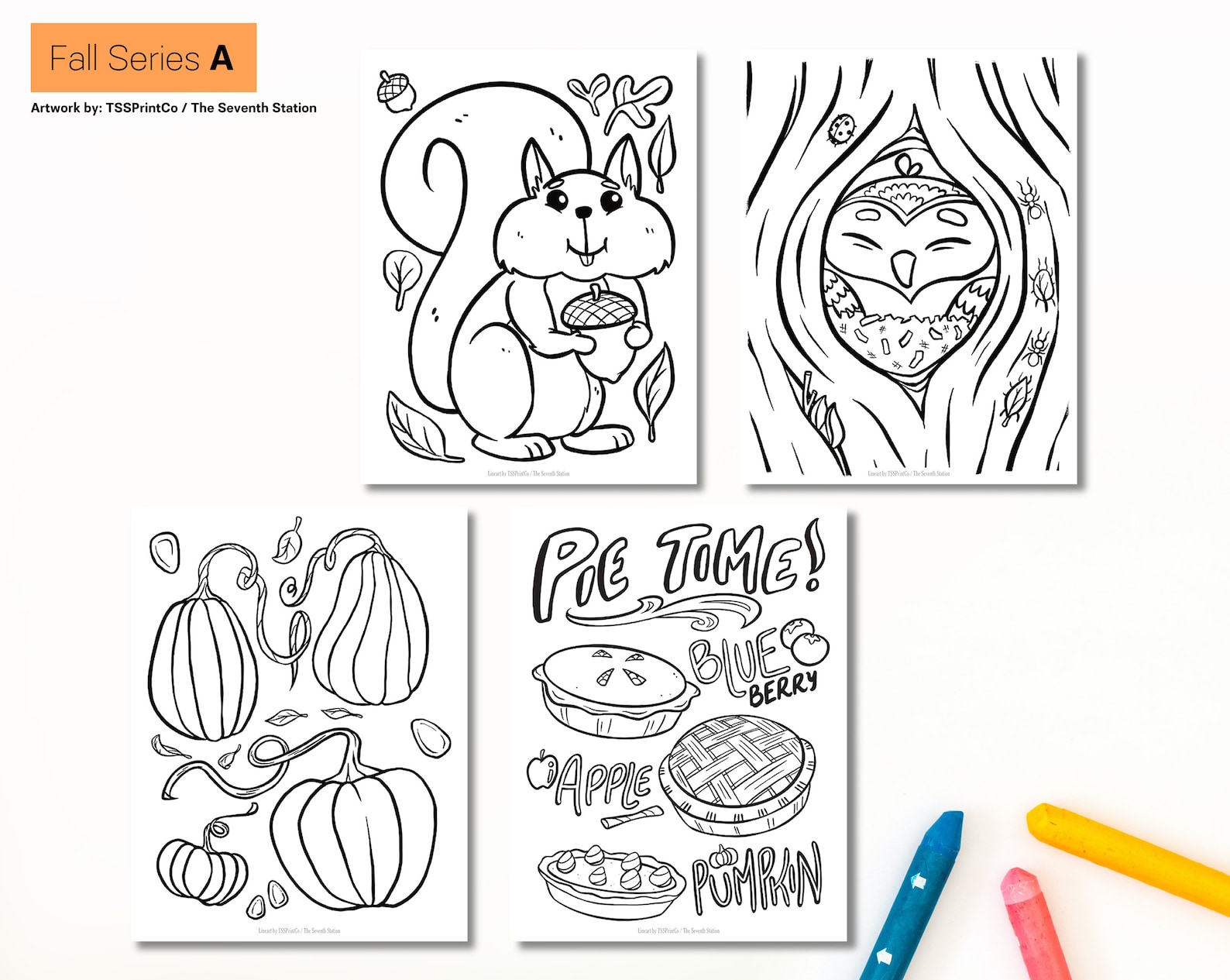 Printable Fall Colouring Pages / Sheets for Children | Autumn ...