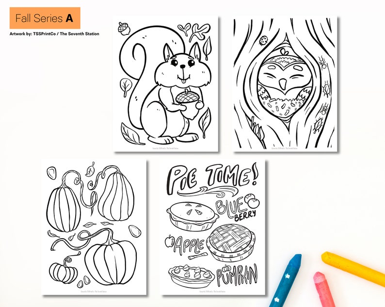 Printable Fall Colouring Pages / Sheets for Children | Autumn ...