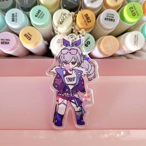 Honkai Star Rail - Bronya, Seele, Kafka, Silverwolf - Keychain Charm ...