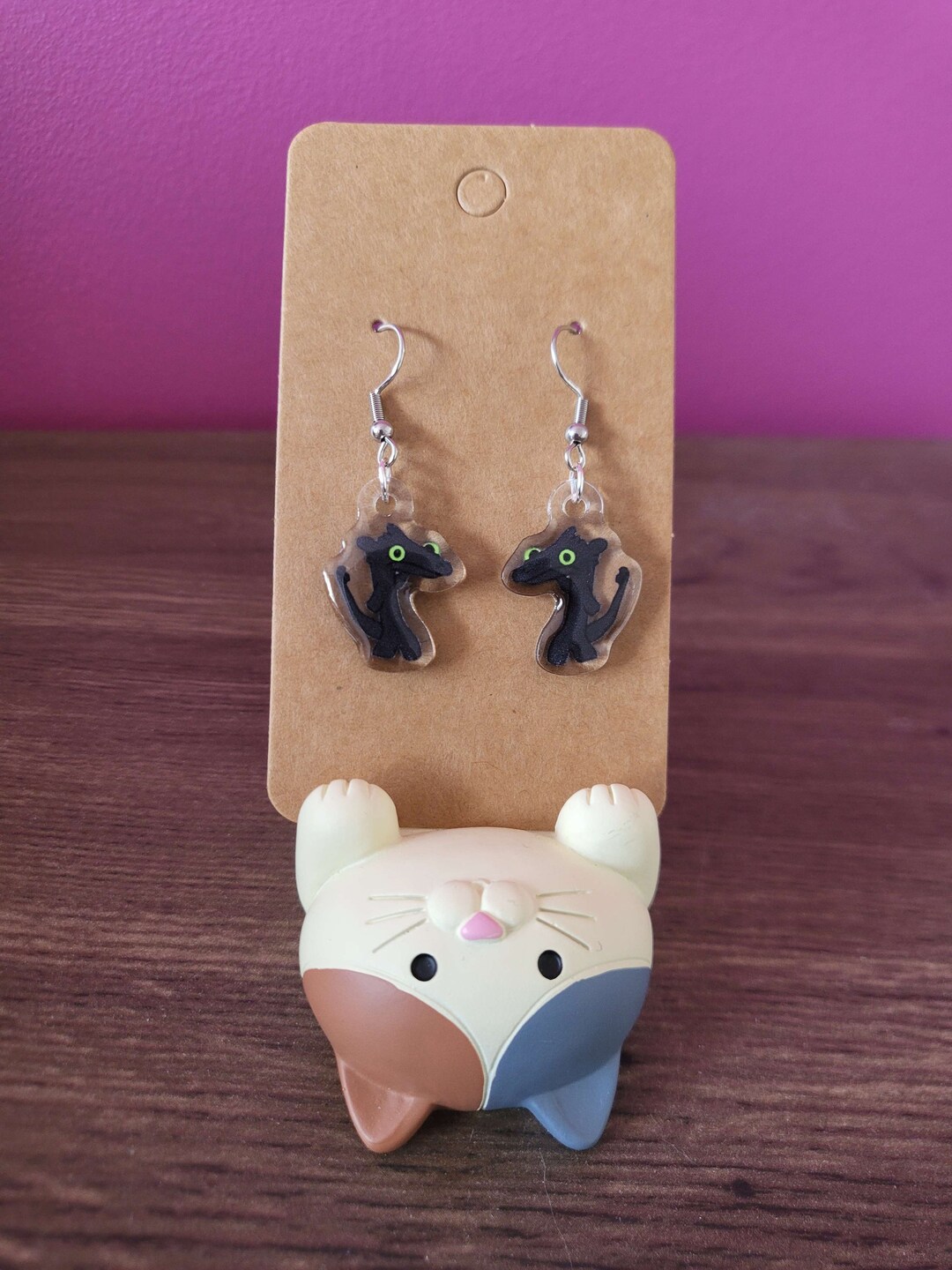 Toothless Meme - Drop Dangle Dainty Stainless Steel Earrings - Cute ...