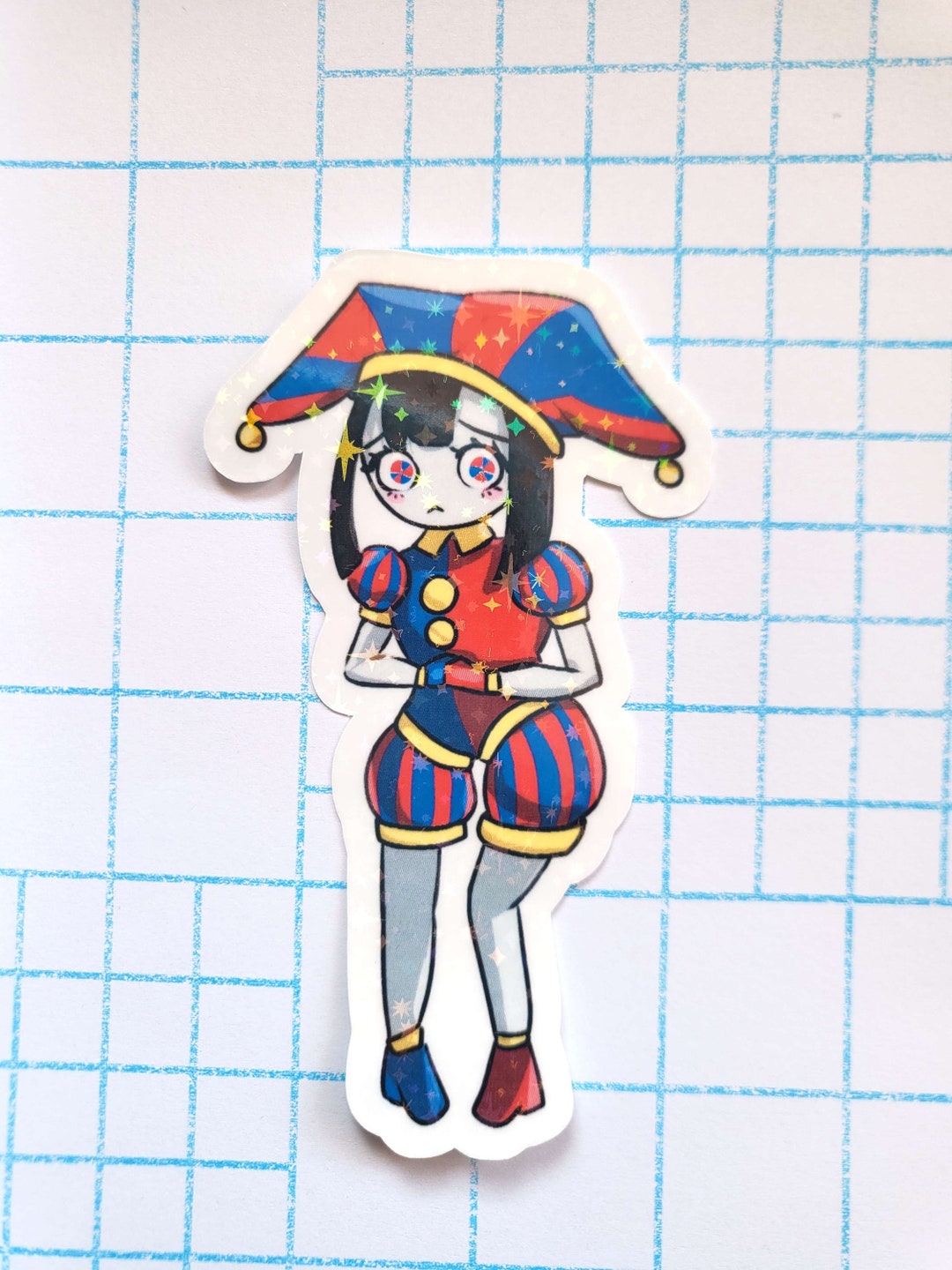 The Amazing Digital Circus Pomni Sticker Cute Chibi - Etsy UK