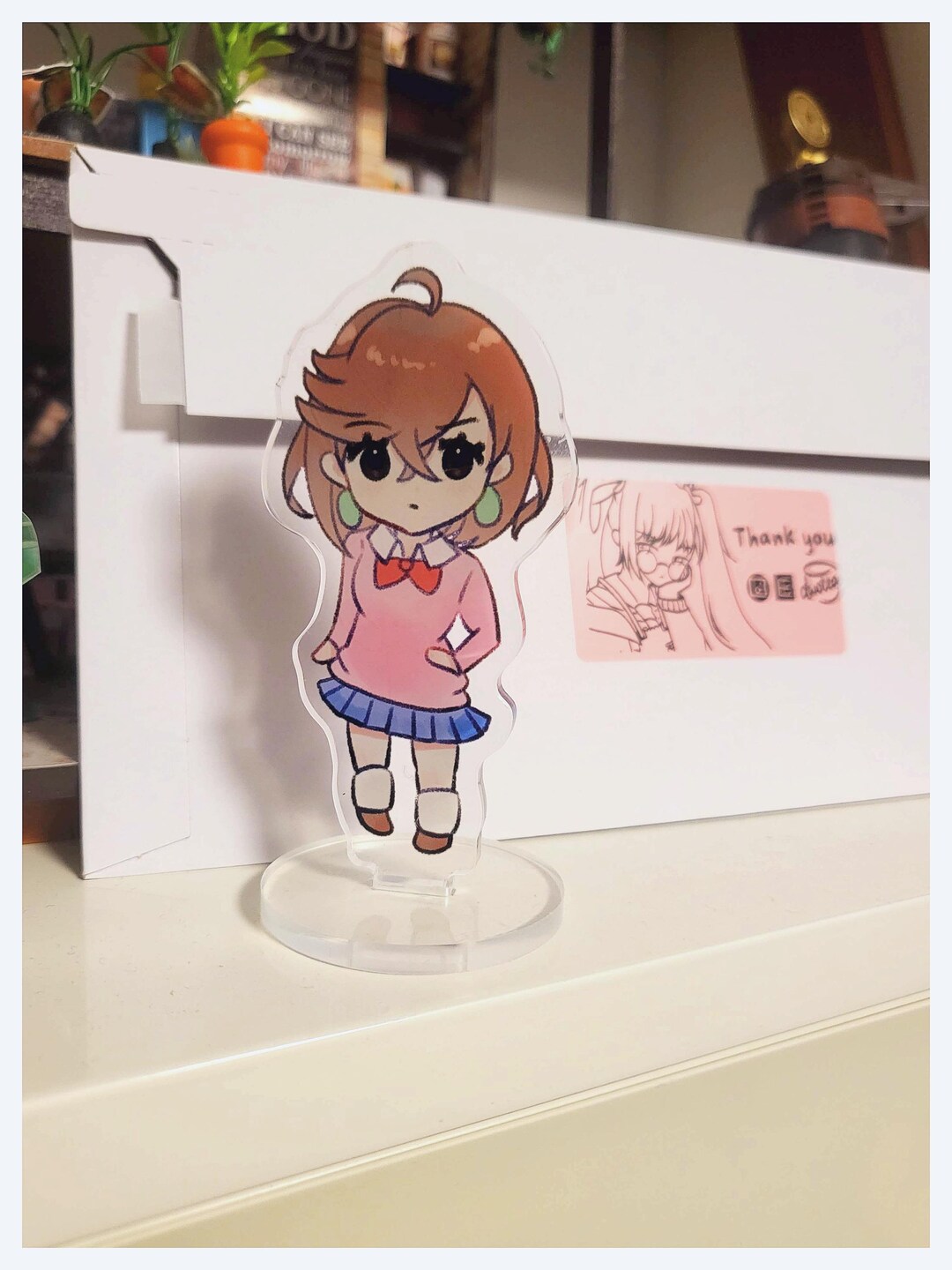 Momo Ayase Dandadan - 8cm Mini Acrylic Standee - Kawaii Deskpals ...
