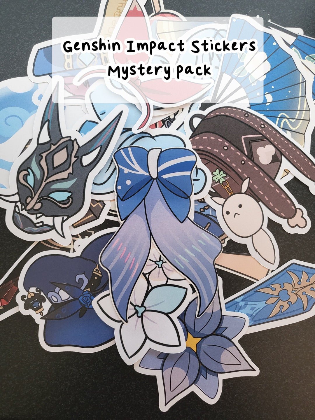 Genshin Impact Mystery Stickers & MINI Stickers Sticker Gacha, Mystery ...