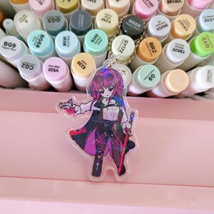 Honkai Star Rail - Bronya, Seele, Kafka, Silverwolf - Keychain Charm ...