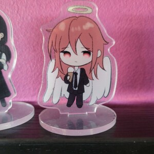 CSM Standee - Yoru Asa Angel Chibis - 6cm Mini Acrylic Standee - Kawaii ...