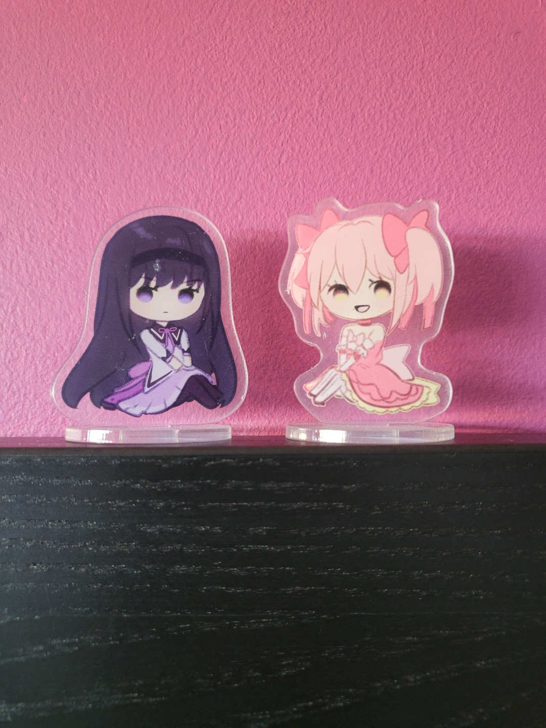Madoka Girls Standee Chibi 6cm Mini Acrylic Standee Kawaii Deskpals - Etsy