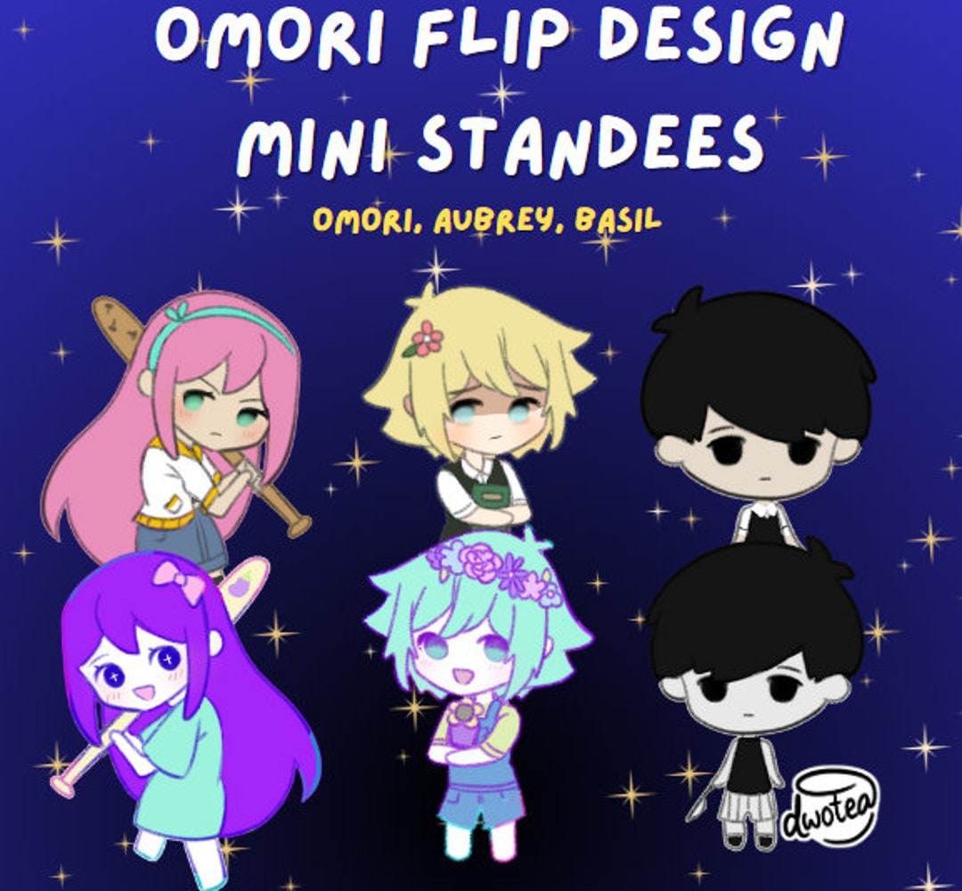 Omori FLIP Design Mini Standee Deskpal - 6cm Mini Acrylic Standee ...