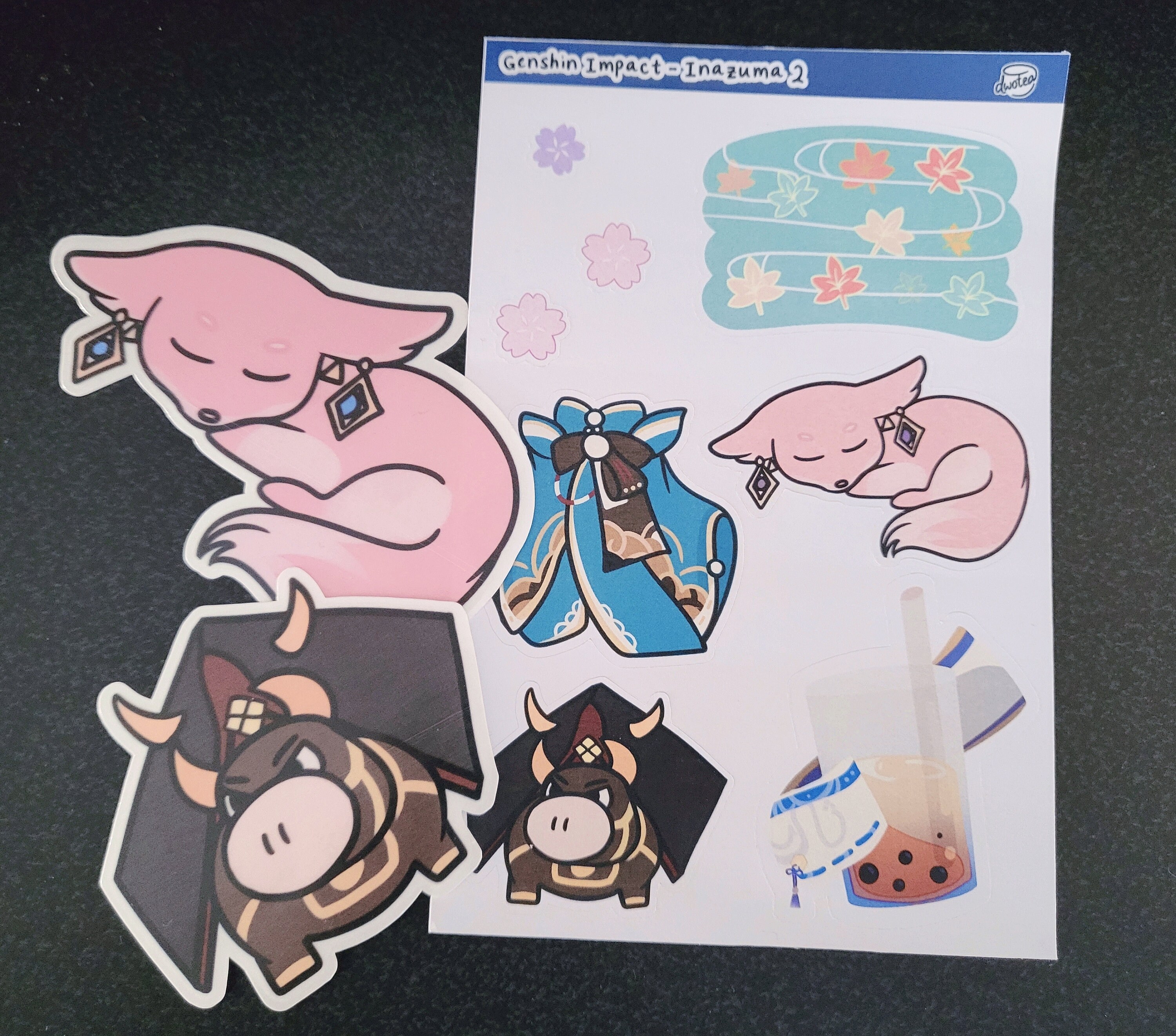 Genshin Impact Mystery Stickers & MINI Stickers Sticker - Etsy