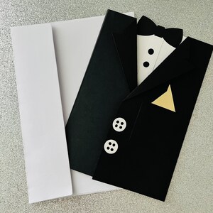 Handmade Suit Uniform Card Graduation Retirement Wedding Anniversary ...