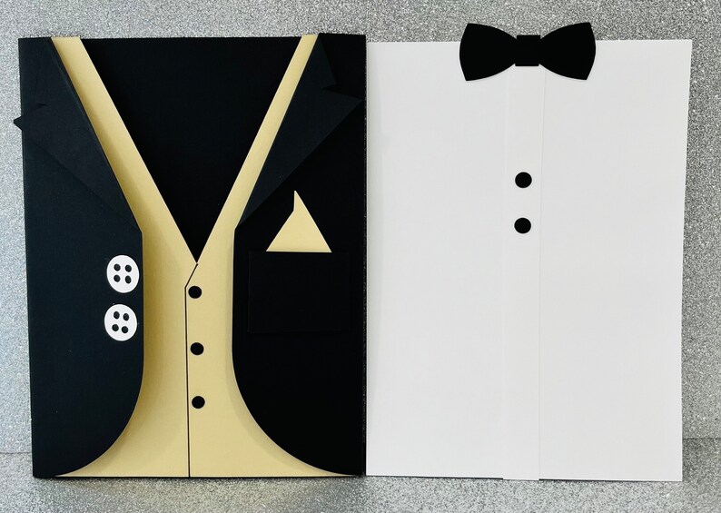 Handmade Suit Uniform Card | Graduation | Retirement | Wedding ...