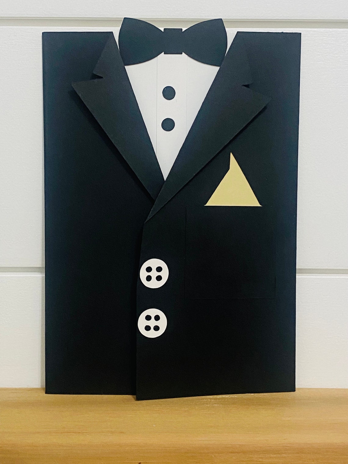 Handmade Suit Uniform Card Graduation Retirement Wedding Anniversary ...