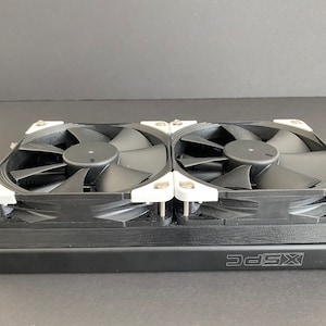 120mm PC Radiator Fan Shroud | Set of 240mm Radiator Fan Spacer - Etsy