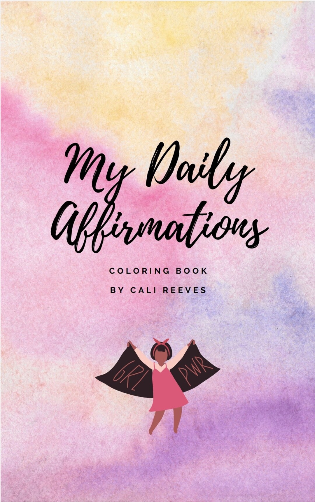 My Daily Affirmations Coloring Book - Etsy