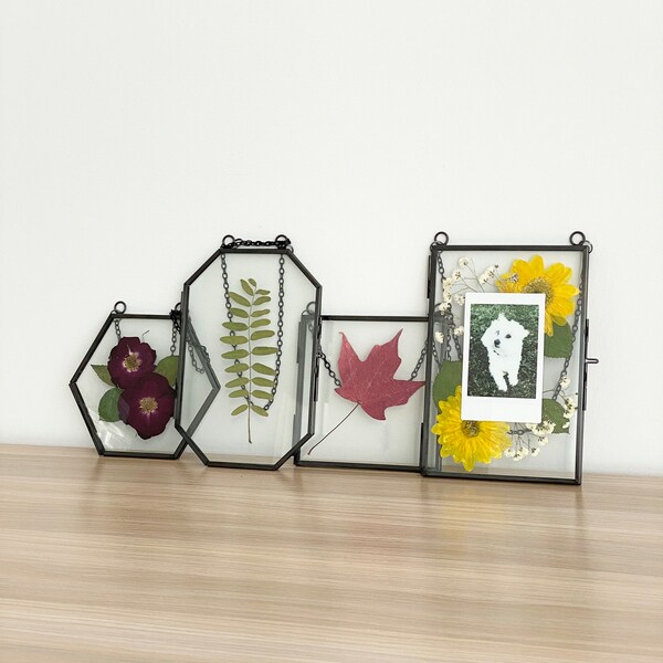 Geometric Double Glass Frames - Etsy