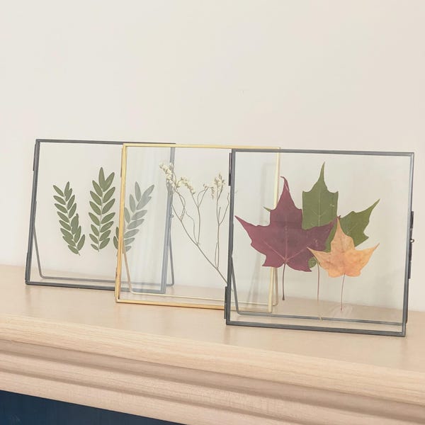 Double Glass Frame - Etsy