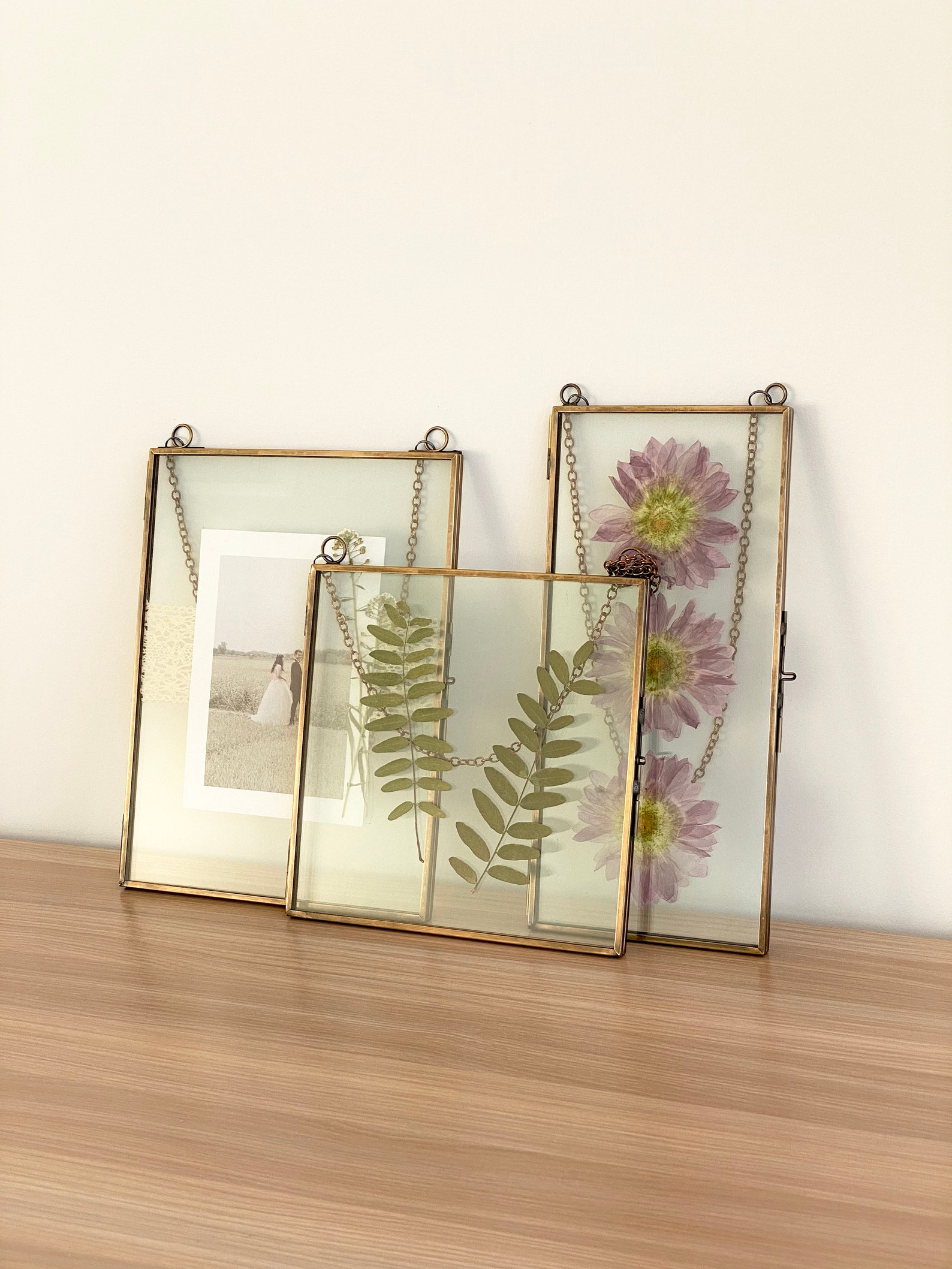 Double Glass Frame for Pressed Flowers Polaroid and Artwork - Etsy