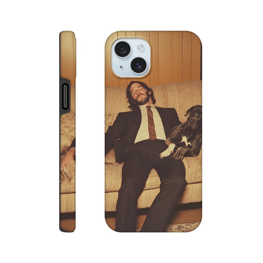 Vintage Sleepy John Wick Phone Case Tough Polaroid Style Retro Movie ...