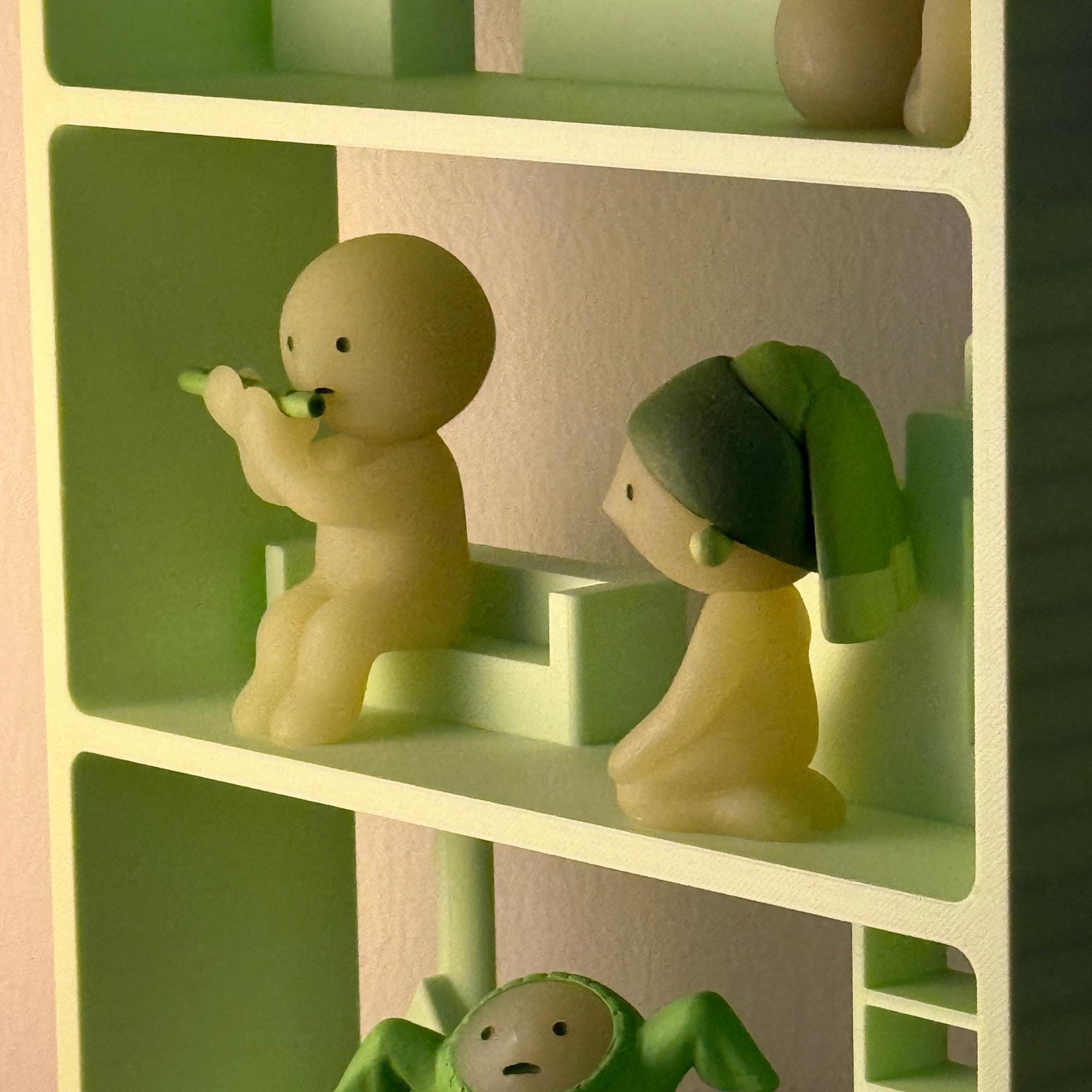 Smiski House 3D Printed Modern House Display Stand for Blindbox ...