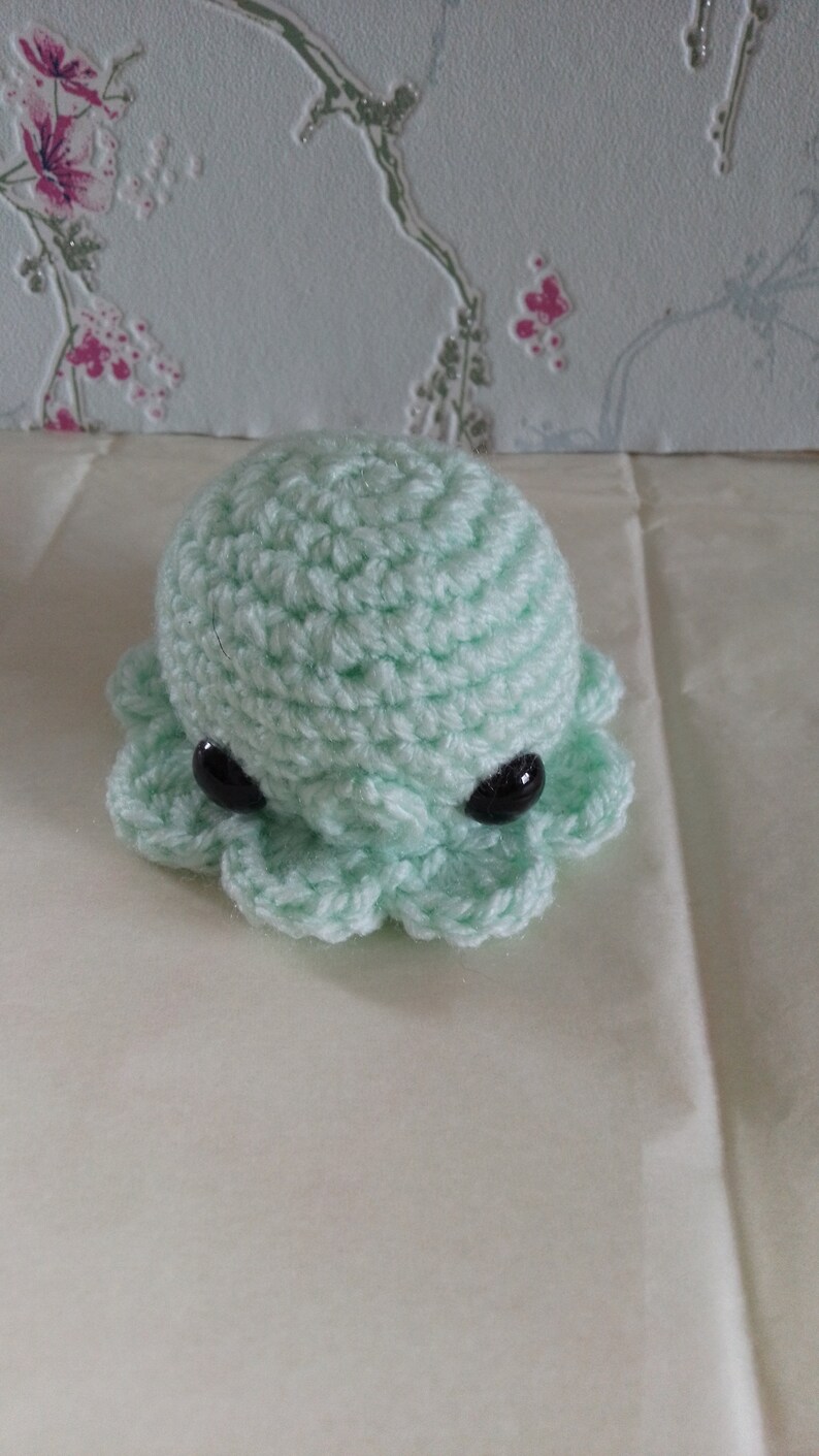 Handmade Crochet Little Splat's, Fun Mini Octopus Amigurumi, Cute ...