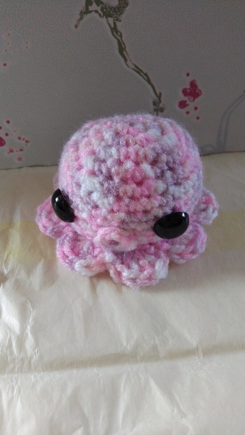 Handmade Crochet Little Splat's, Fun Mini Octopus Amigurumi, Cute ...