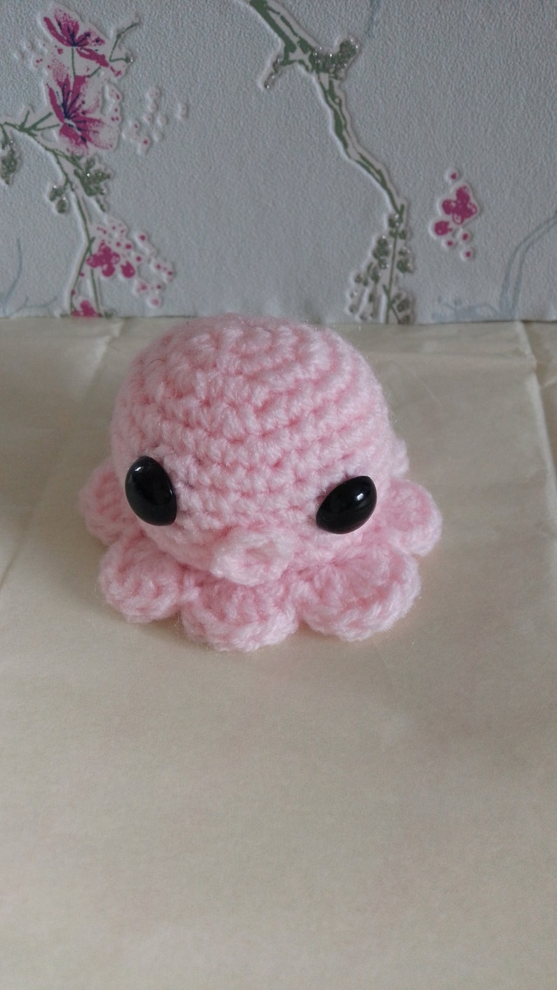 Handmade Crochet Little Splat's, Fun Mini Octopus Amigurumi, Cute ...