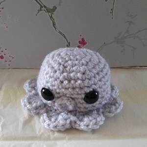Handmade Crochet Little Splat's, Fun Mini Octopus Amigurumi, Cute ...