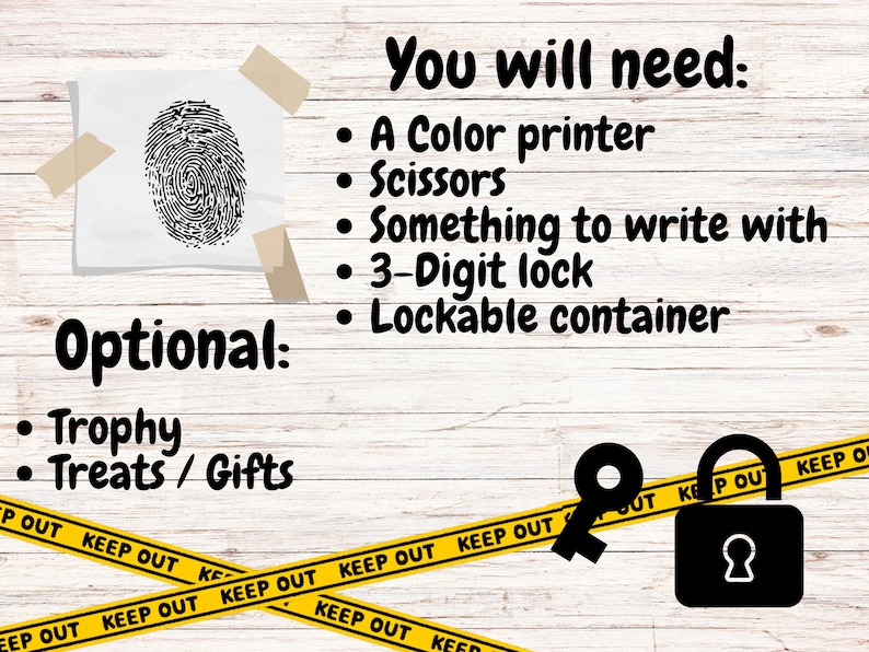 Detective Mystery Game for Kids - the Case of the Missing Trophy - Etsy