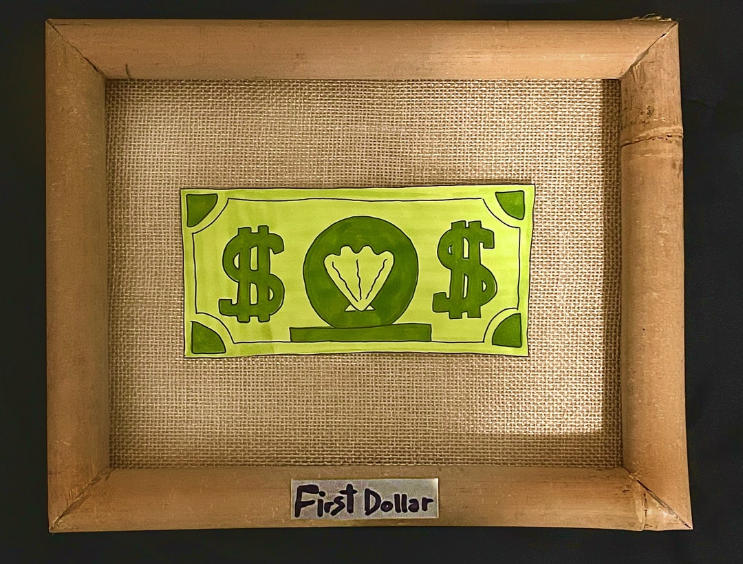 Mr Krabs First Dollar Spongebob bamboo - Etsy Mr Krabs First Dollar Spongebob bamboo - Etsy
