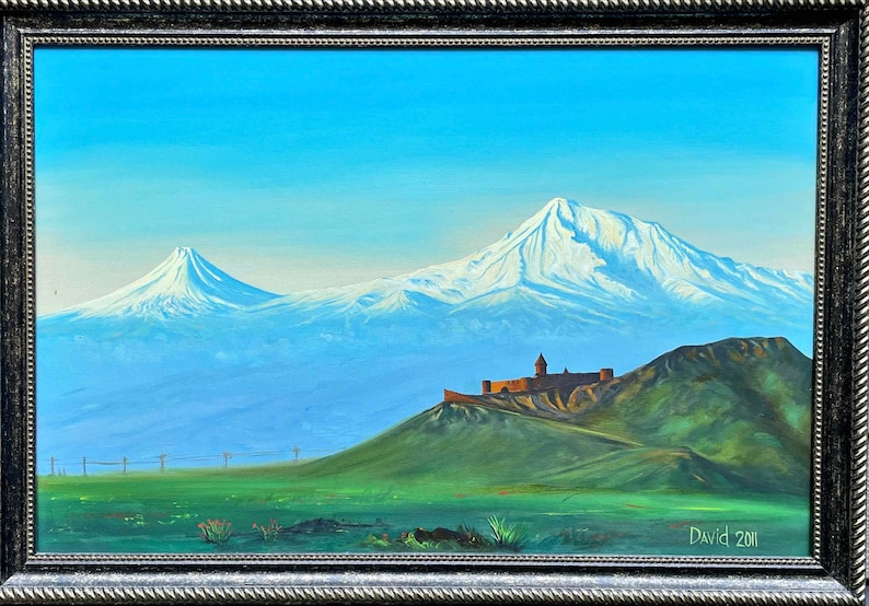 Sunrise in Armenia Near Mt. Ararat, Masis, Khor Virab. - Etsy