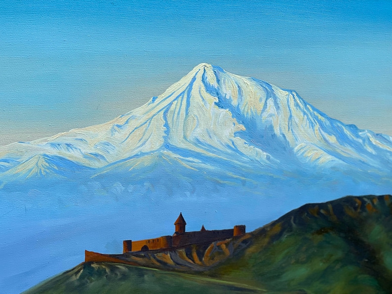 Sunrise in Armenia Near Mt. Ararat, Masis, Khor Virab. - Etsy