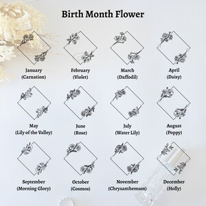 Birth Flower Personalized Journal, Personalized Birth Month Flower ...