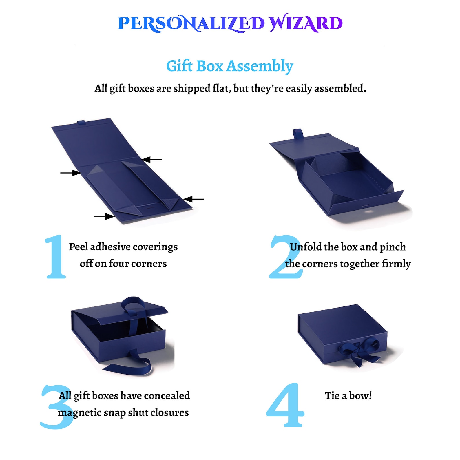 Custom Gift Box With Magnetic Closure Personalized Gift Box | Etsy