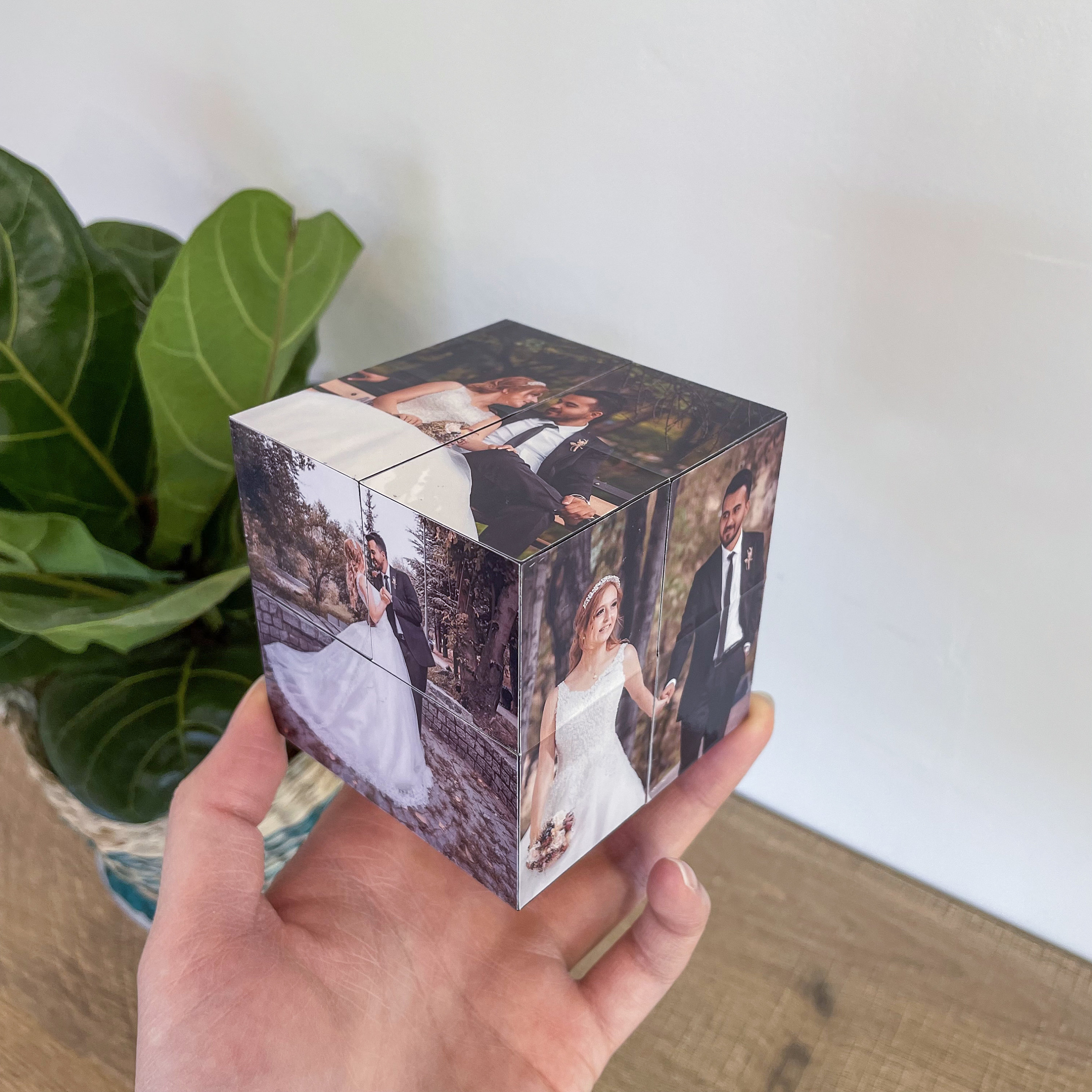 Personalized Photo Cube Infinity Cube Custom Photo - Etsy