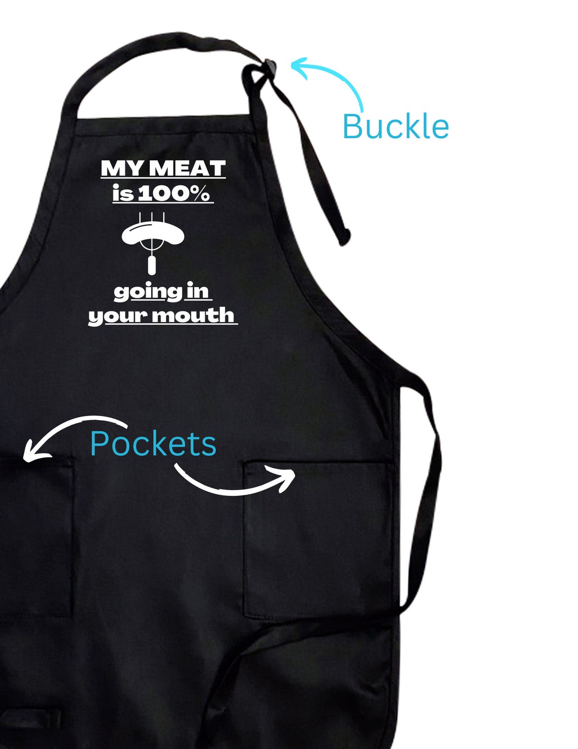 Personalized Funny Cooking Apron for Men, BBQ Chef Apron Gift Boyfriend ...