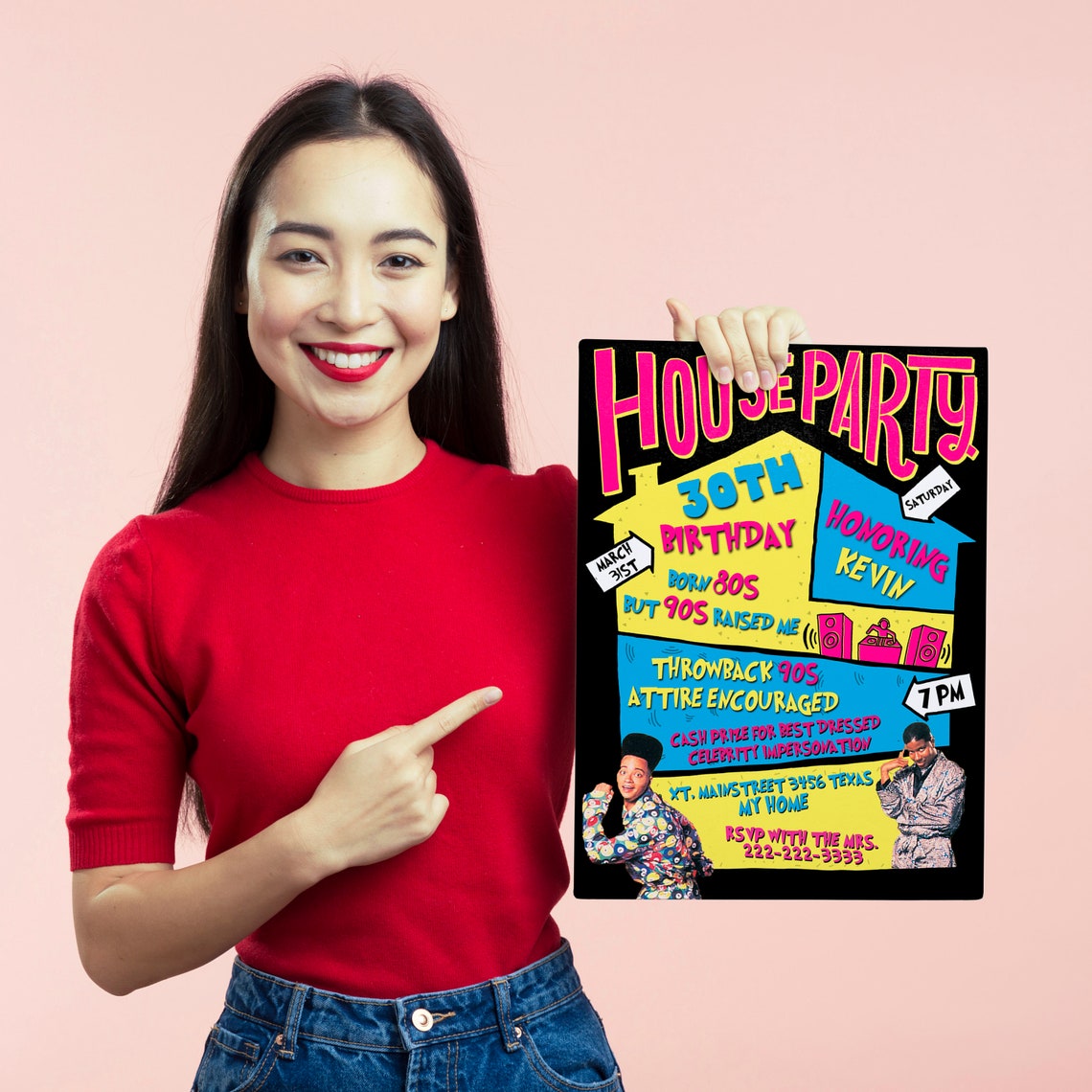 House Party Invitation Card Design, Movie Design, House Party 3.0 ...