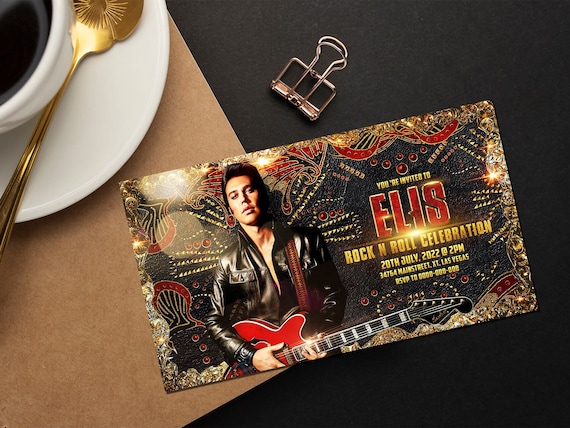 Invitaciones Para Fiesta De Cumpleaños De Rockabilly Invitaciones Del
