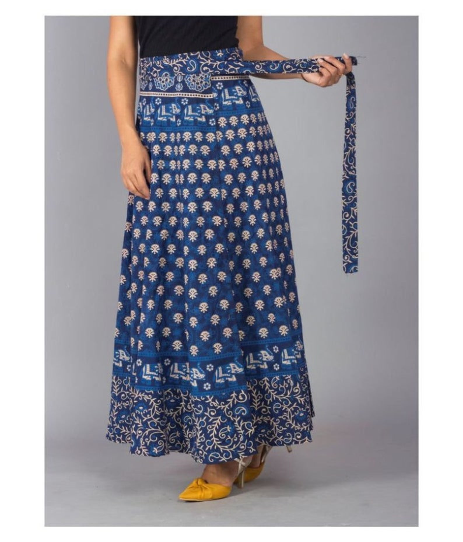 Indian Handmade Cotton Wrap Skirt Dress Wrap Around Skirt - Etsy