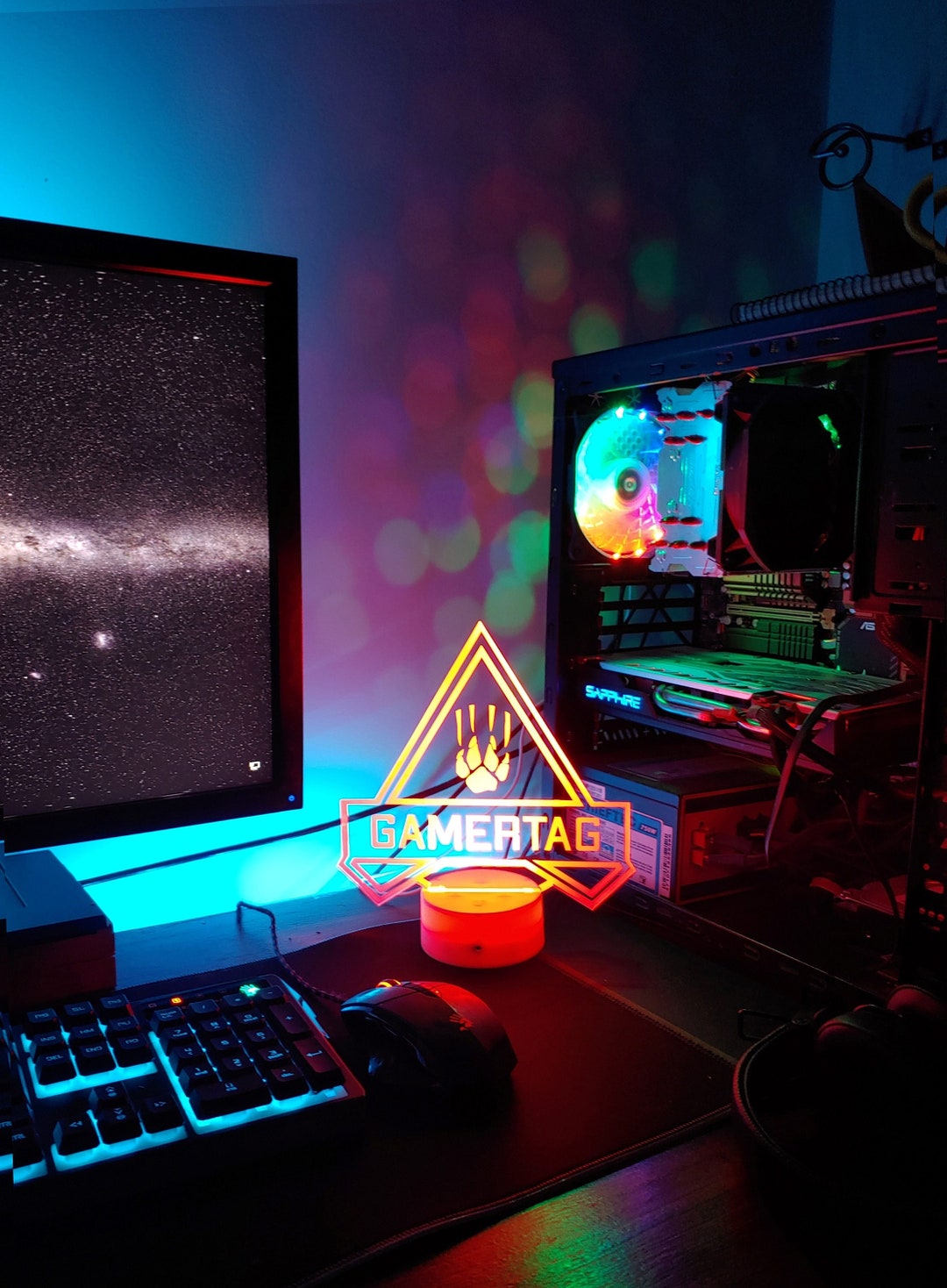 Apex Legends Inspired Heirloom LED Lamp With Custom Gamertag and Character Logo - Etsy