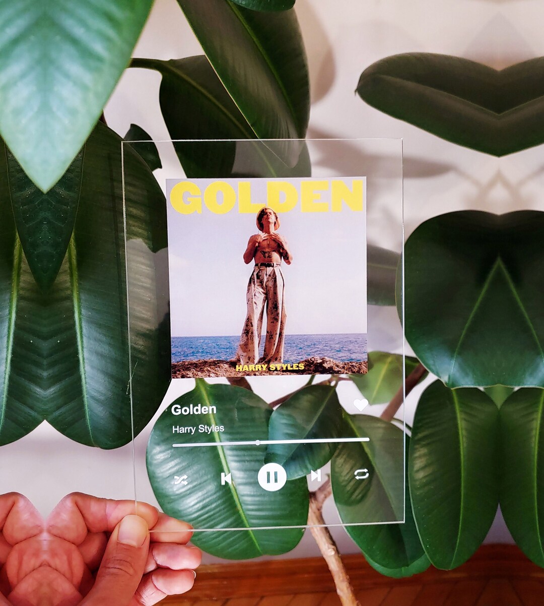 Custom Music Plaque With Stand Any Photo Any Song High - Etsy