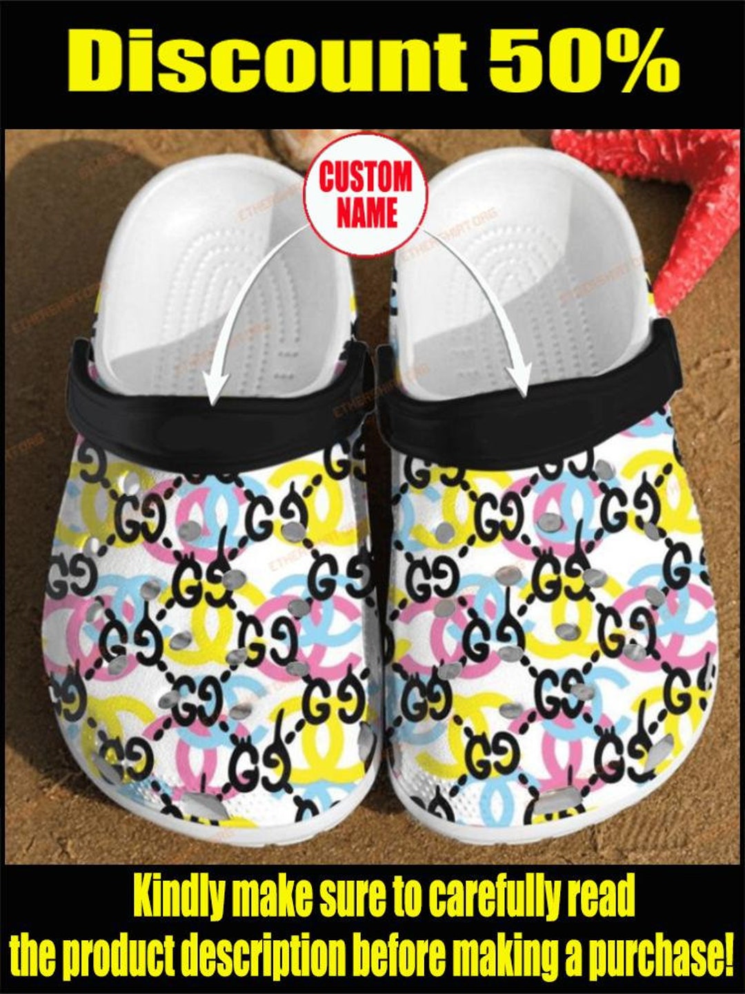 Luxury Crocs Custom, All Fashion Logo Croc for Men & Women, Fashion ...