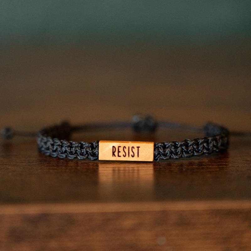 Resist Men Bracelets - Etsy