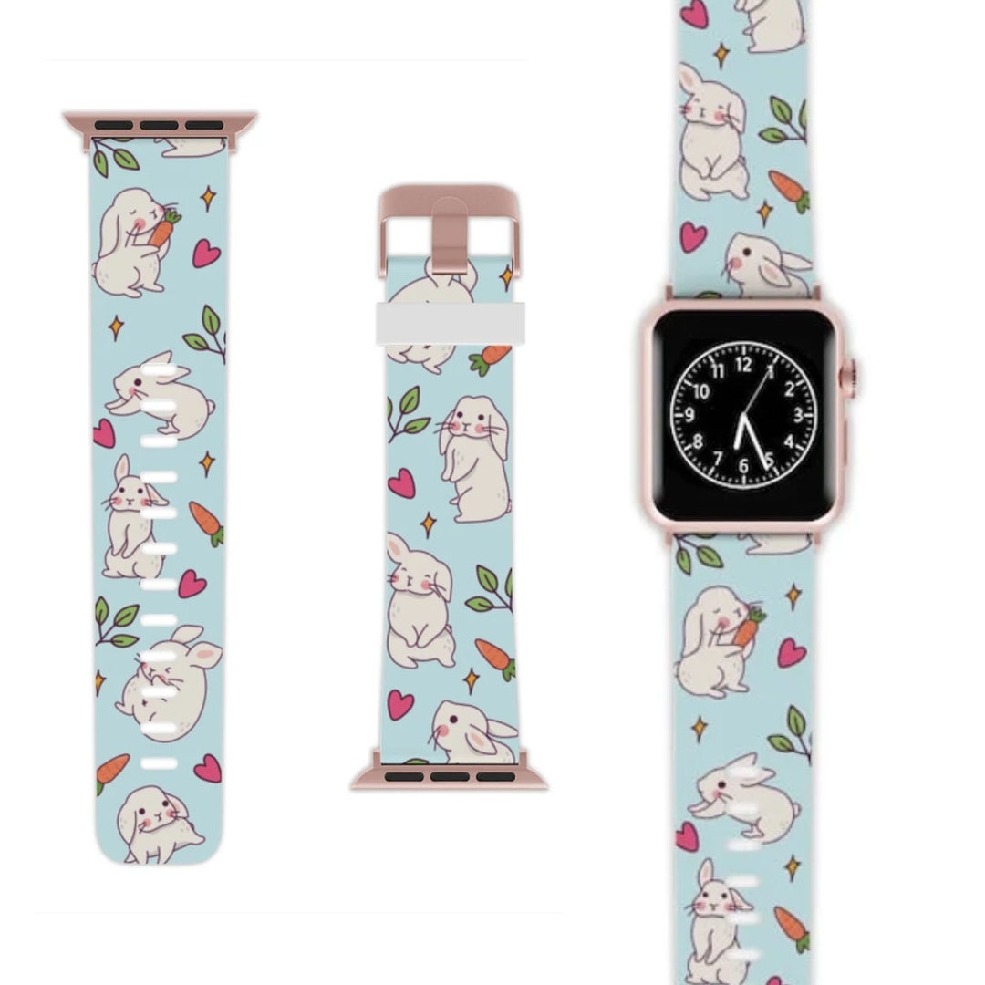 Kawaii Apple Watch Band, Bunny Watch Band, Cute Watch Band for Kids ...