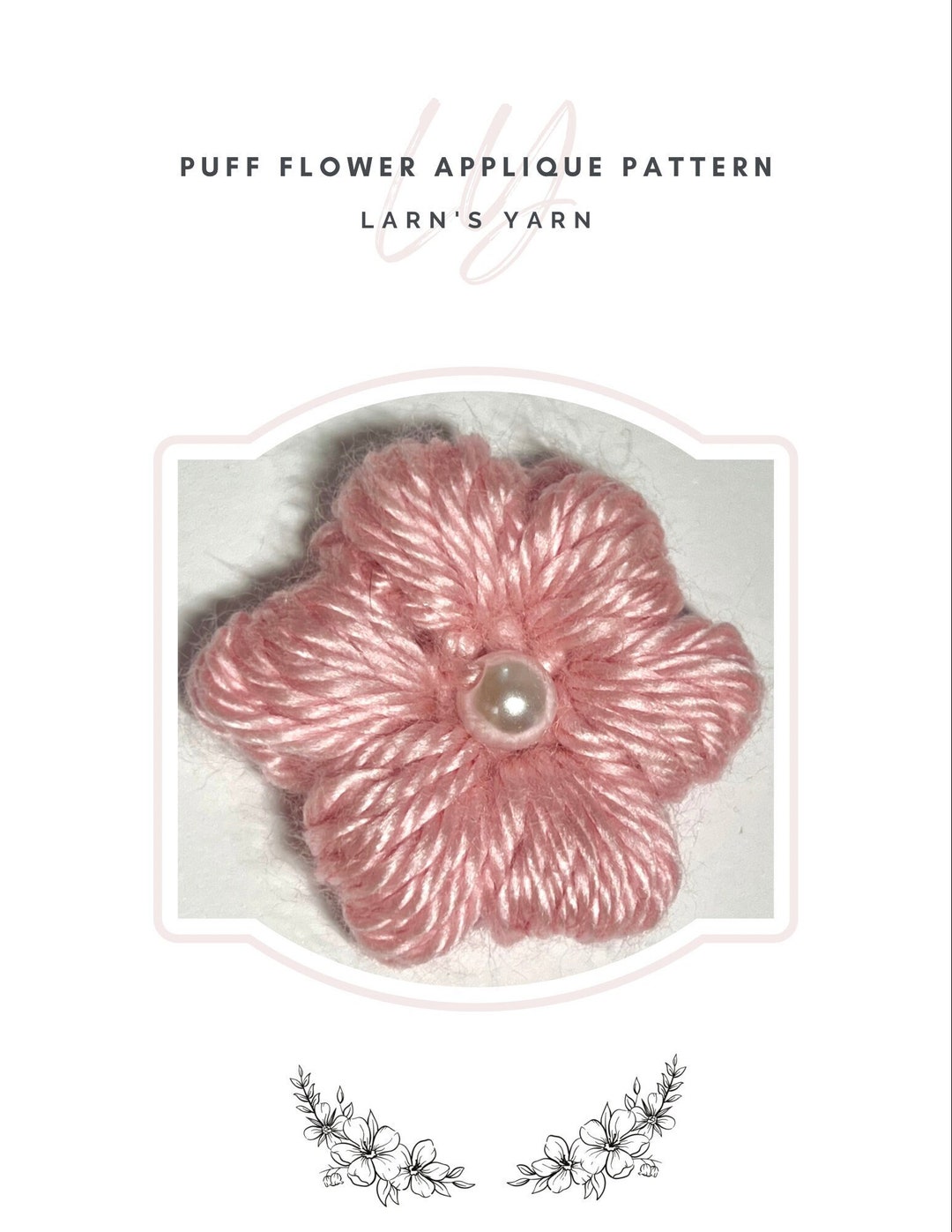 Crochet Puff Flower Pattern - Etsy