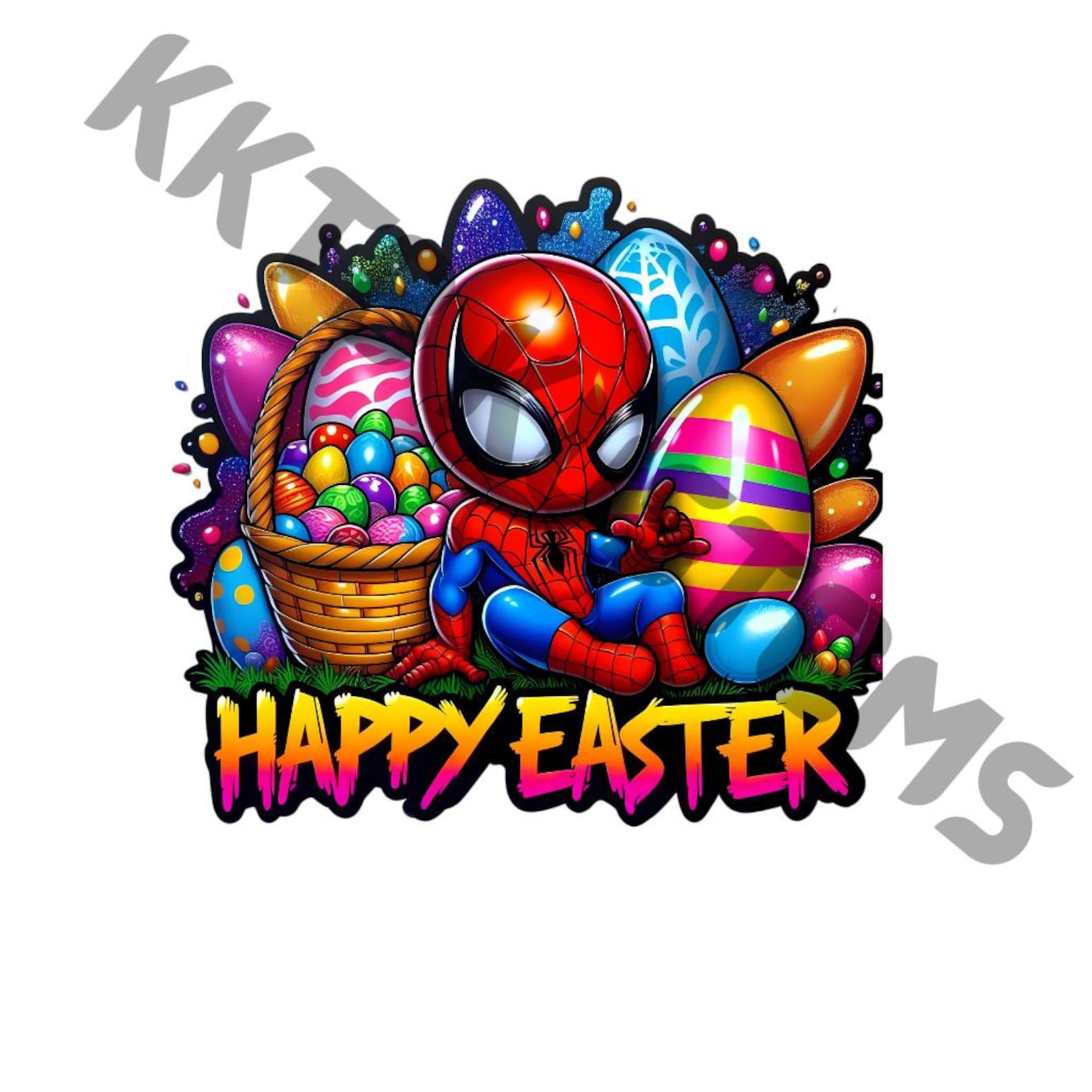 PNG Easter Super Hero Design, 5 Pack Easter DIGITAL Design, Digital ...