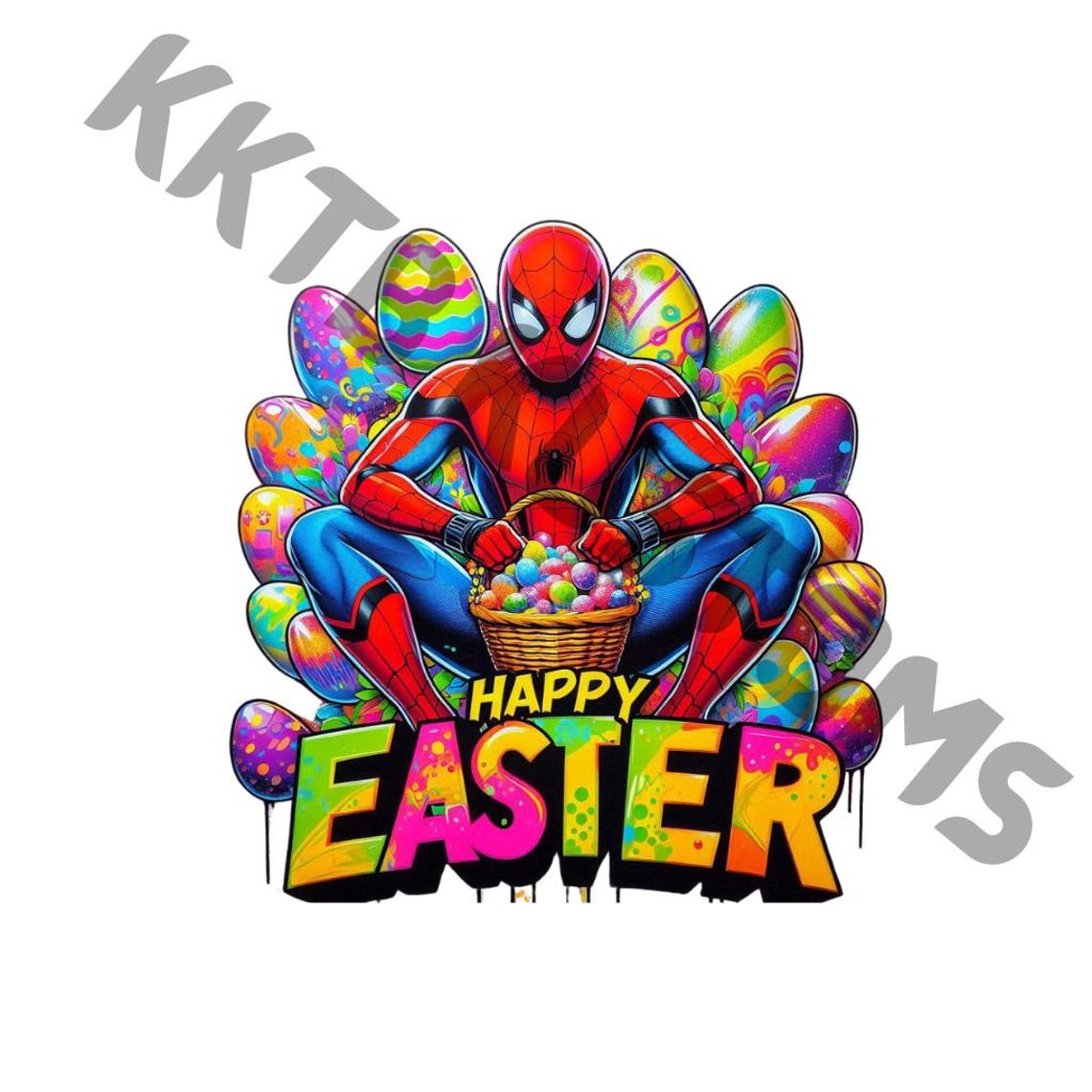 PNG Easter Super Hero Design, 5 Pack Easter DIGITAL Design, Digital ...