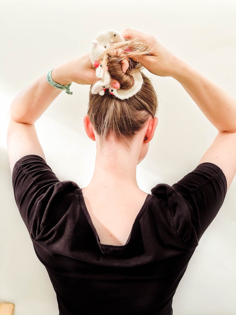 Crochet Pattern / Crochet Scrunchie With Beads / Easy - Etsy