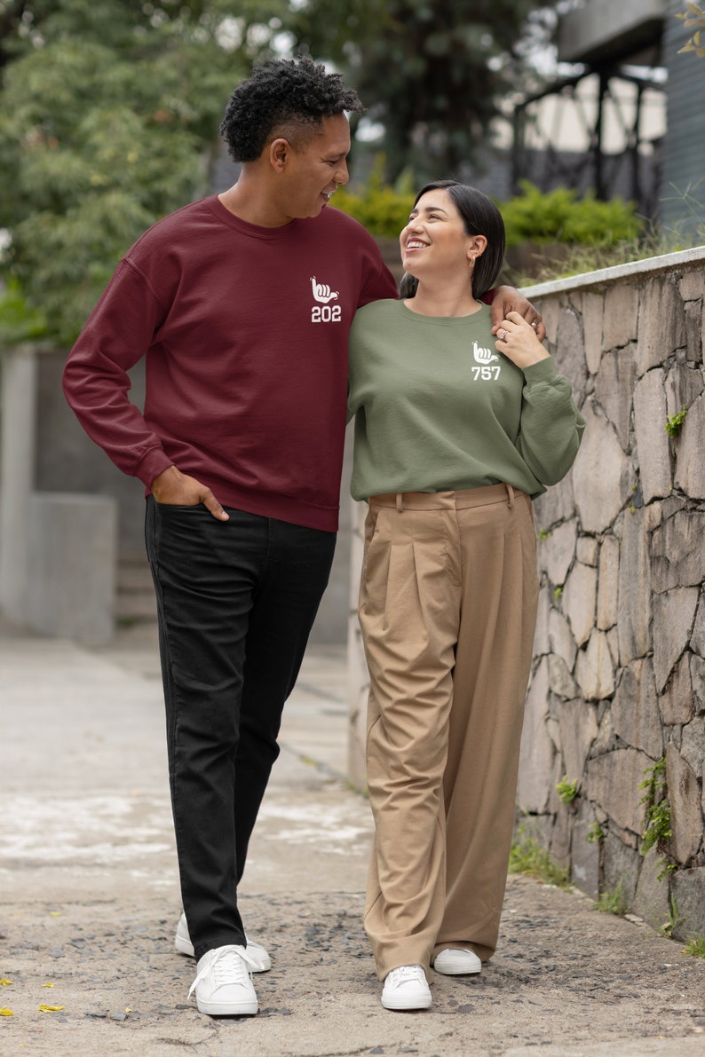 REPRESENT 757 Area Code Embroidered Unisex Sweatshirt - Etsy